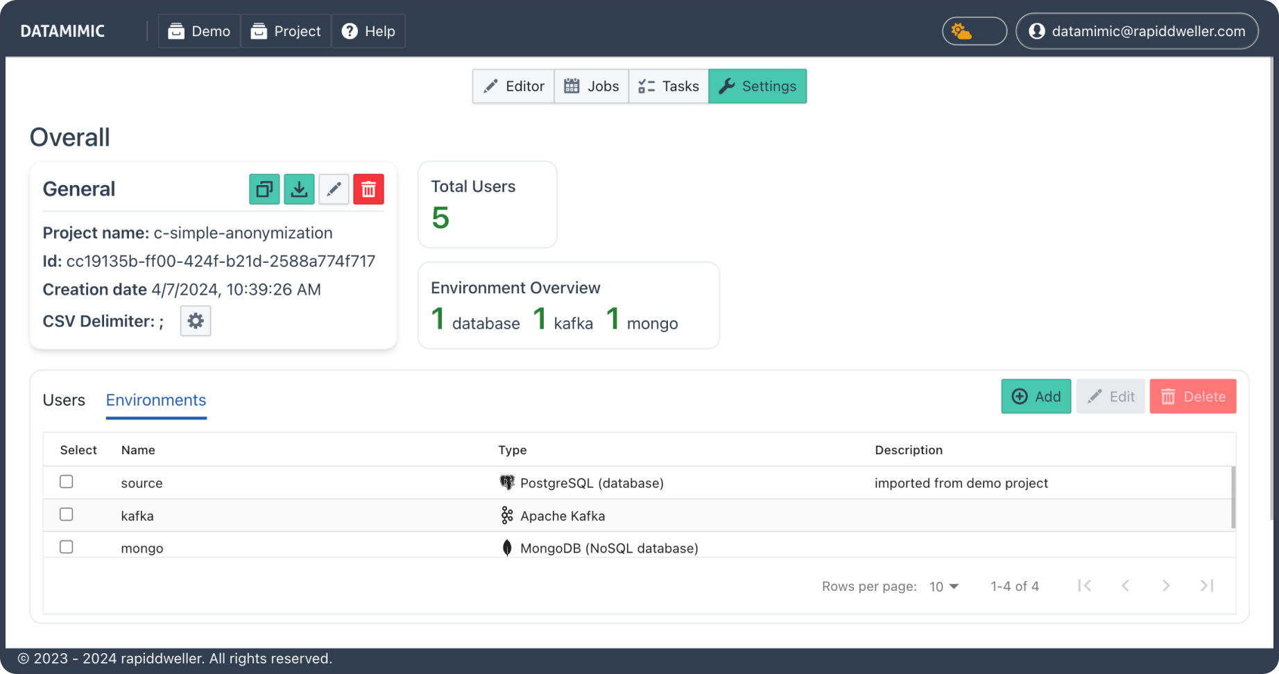 Test Data made easy with DATAMIMIC UI's